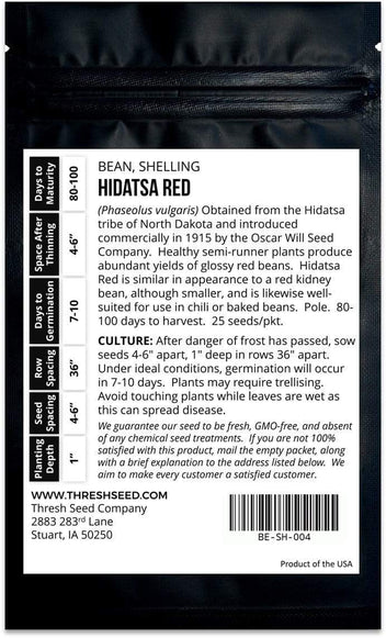 Hidatsa Red Bean - Thresh Seed Co.